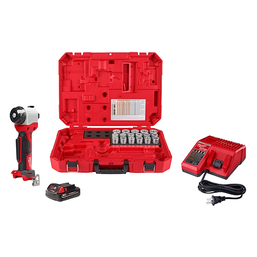 The MILWAUKEE® M18™ Cable Stripper Kit with 17 Cu THHN / XHHW Bushings ...